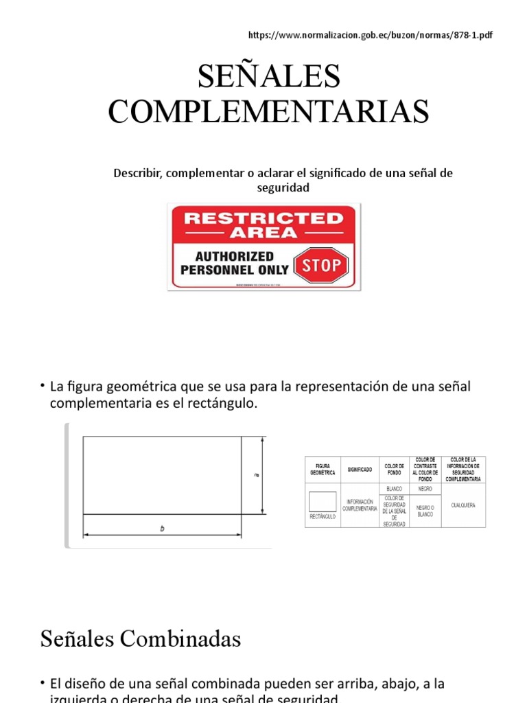 Señales Complementarias | PDF