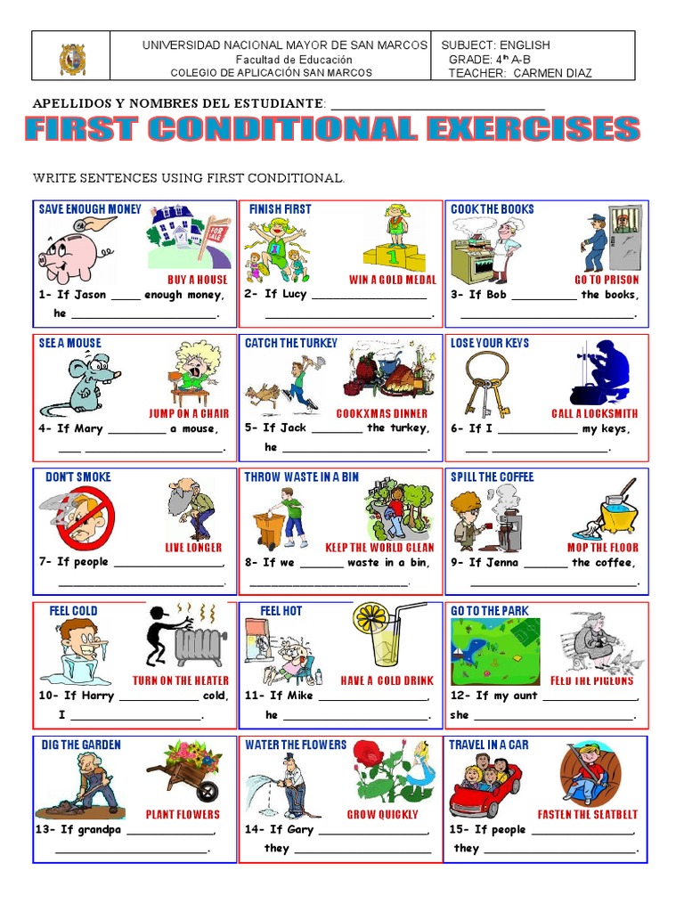 First Conditional Review | PDF | Nature