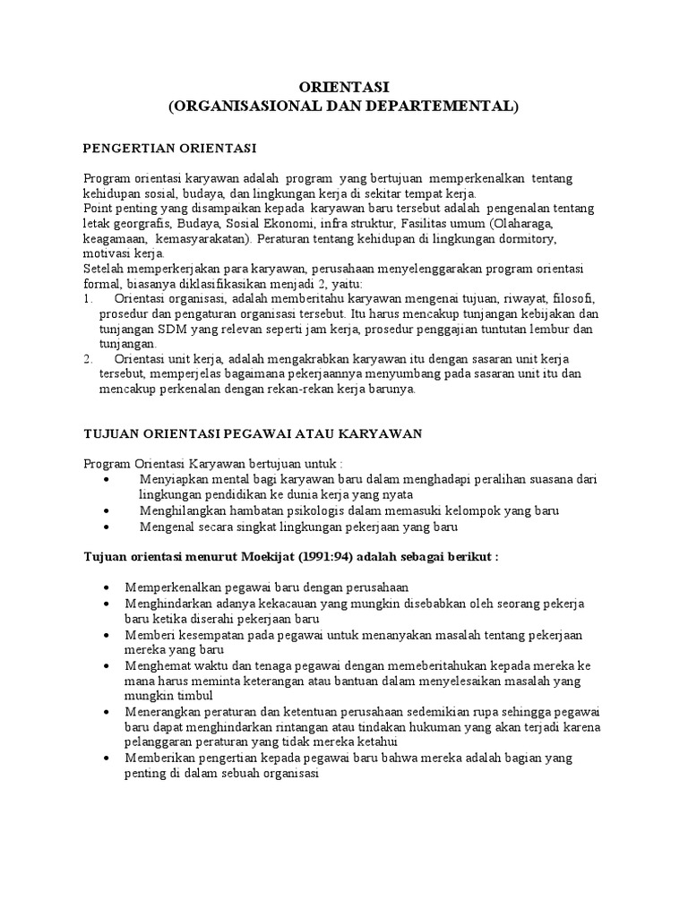 Orientasi | PDF