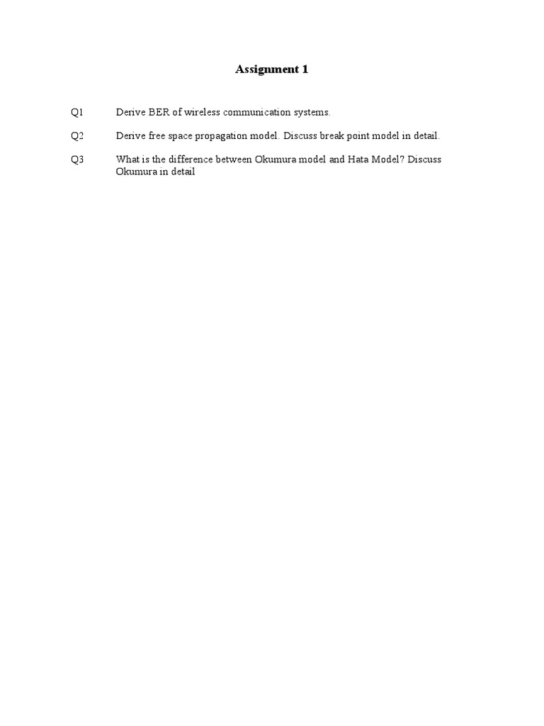 Assgn 1 | PDF | Science & Mathematics