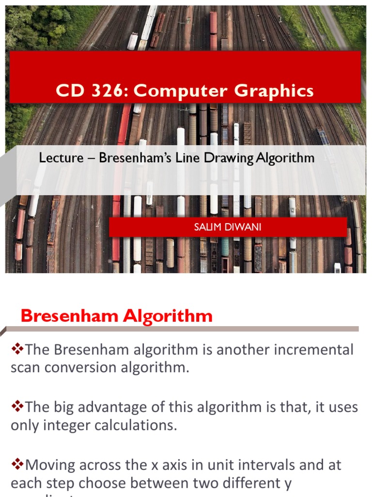 Bresenham Algorithm | PDF | Mathematical Logic | Applied Mathematics