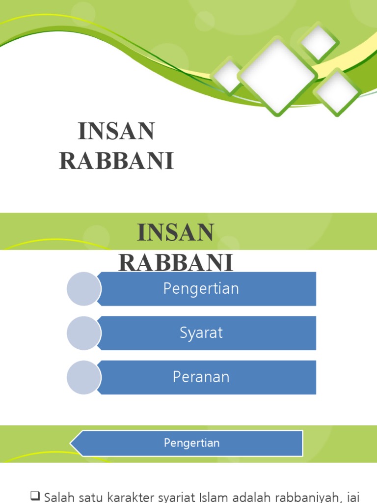 Insan Rabbani | PDF