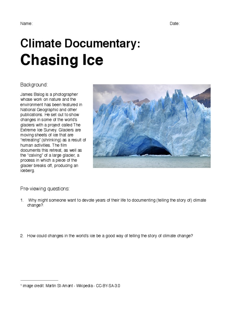 Chasing Ice: Climate Change Documentary | PDF