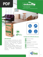 Ficha Tecnica Gyplast | PDF | Hormigón | Ciencias fisicas