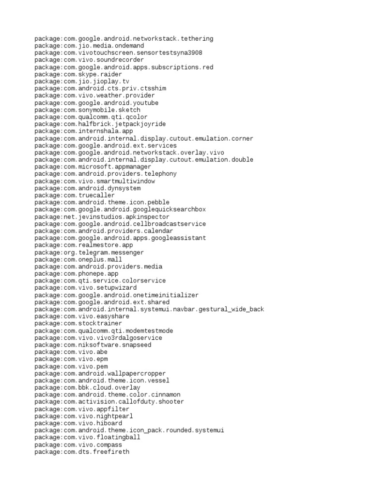 IQOO 7 Pre Installed Packages | PDF | Verizon Wireless | Arm Architecture