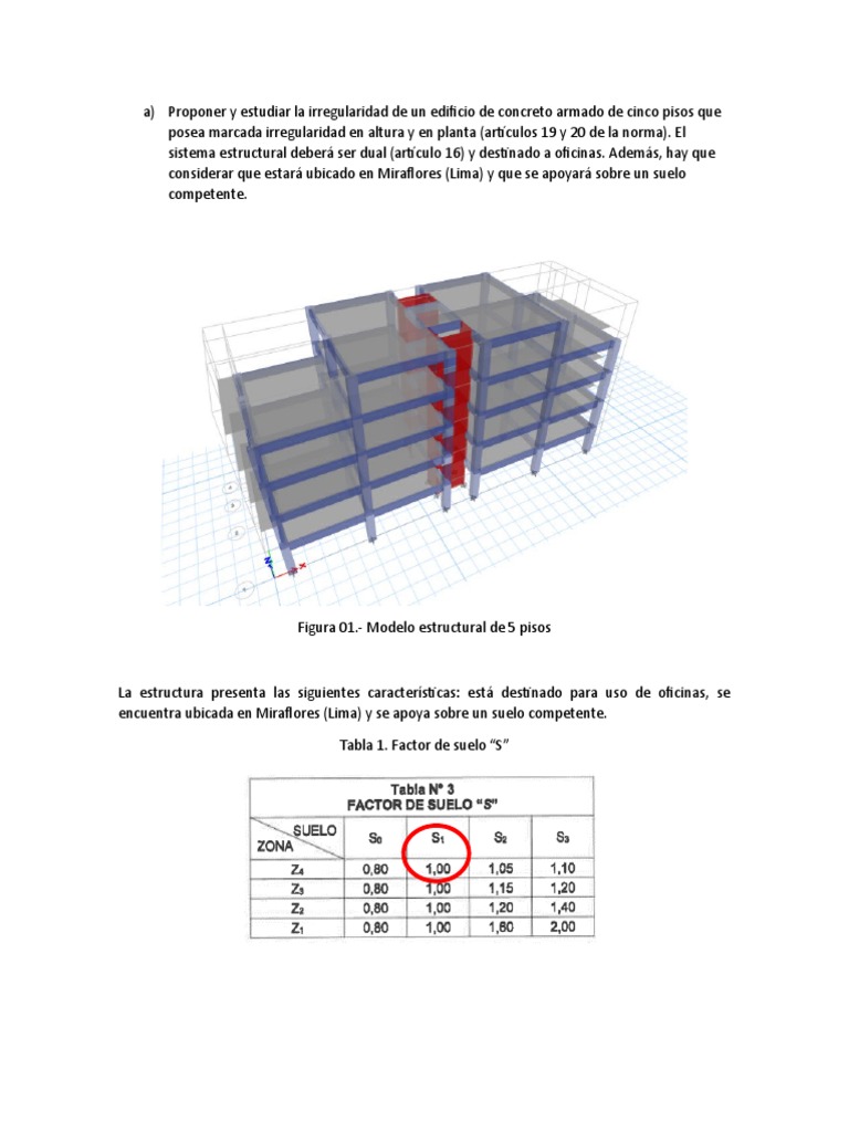 Analisis Estructural Edificio 5 Pisos | PDF | Rigidez | Ingeniero civil