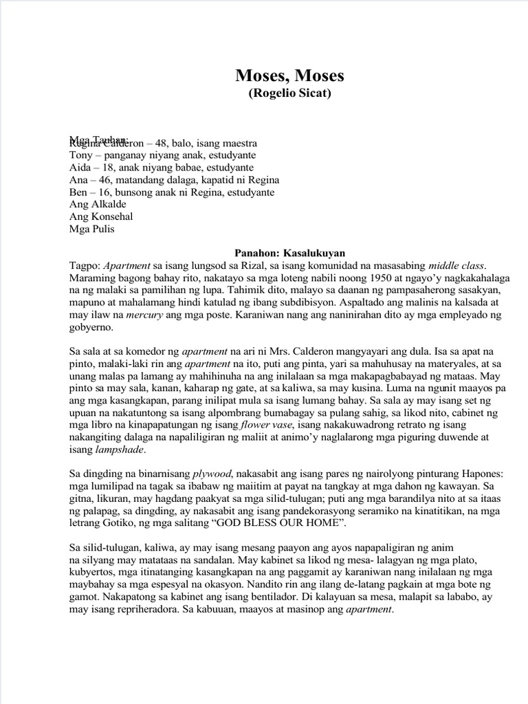 Dokumen - Tips - Dula Dulaan Moses Moses 56196e56a1a72 | PDF