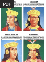 Los 14 Incas Que Gobernaron El Imperio Incaico | PDF | América del Sur | Perú