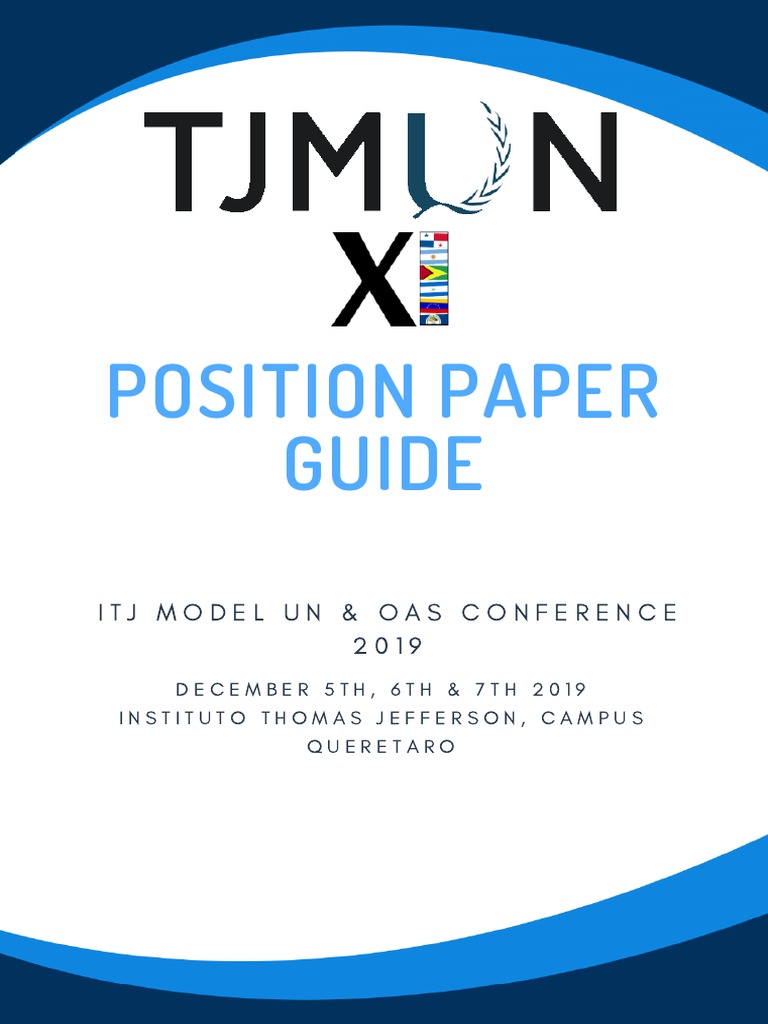 Position Paper Guide: Itj Model Un & Oas Conference 2 0 1 9 | PDF ...