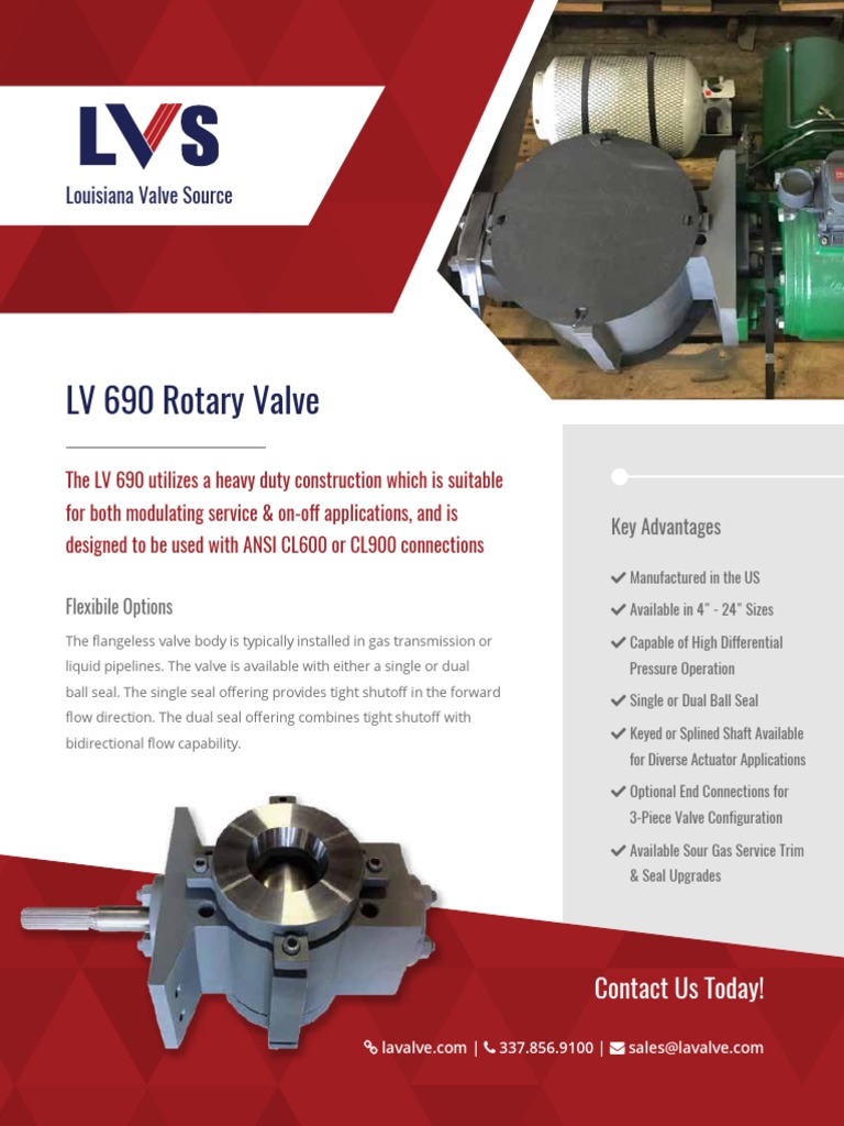 LV 690 Rotary Control Valve Web | PDF