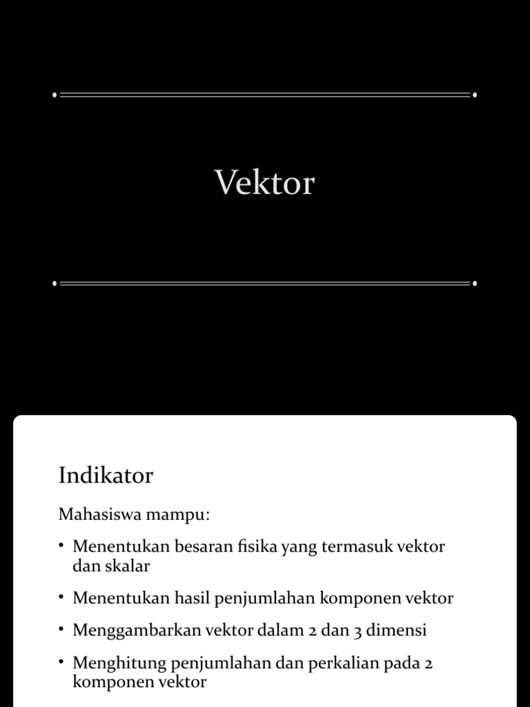 2 Vektor | PDF