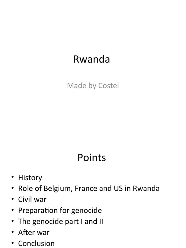 Rwanda's Genocide: Causes and Consequences | PDF | Rwandan Genocide | Hutu