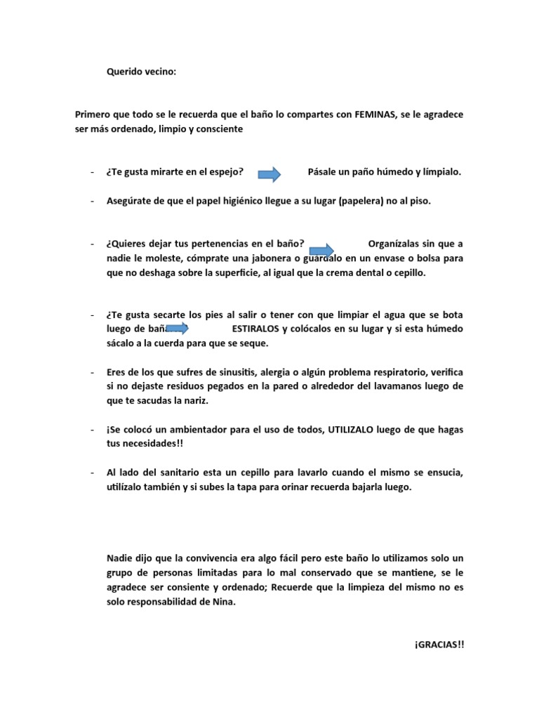 Querido Vecino | PDF