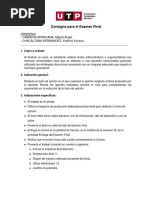 Comprensión y Redacción de Textos 2 - Examen Final - Formato Utp | PDF | Medios de comunicación ...