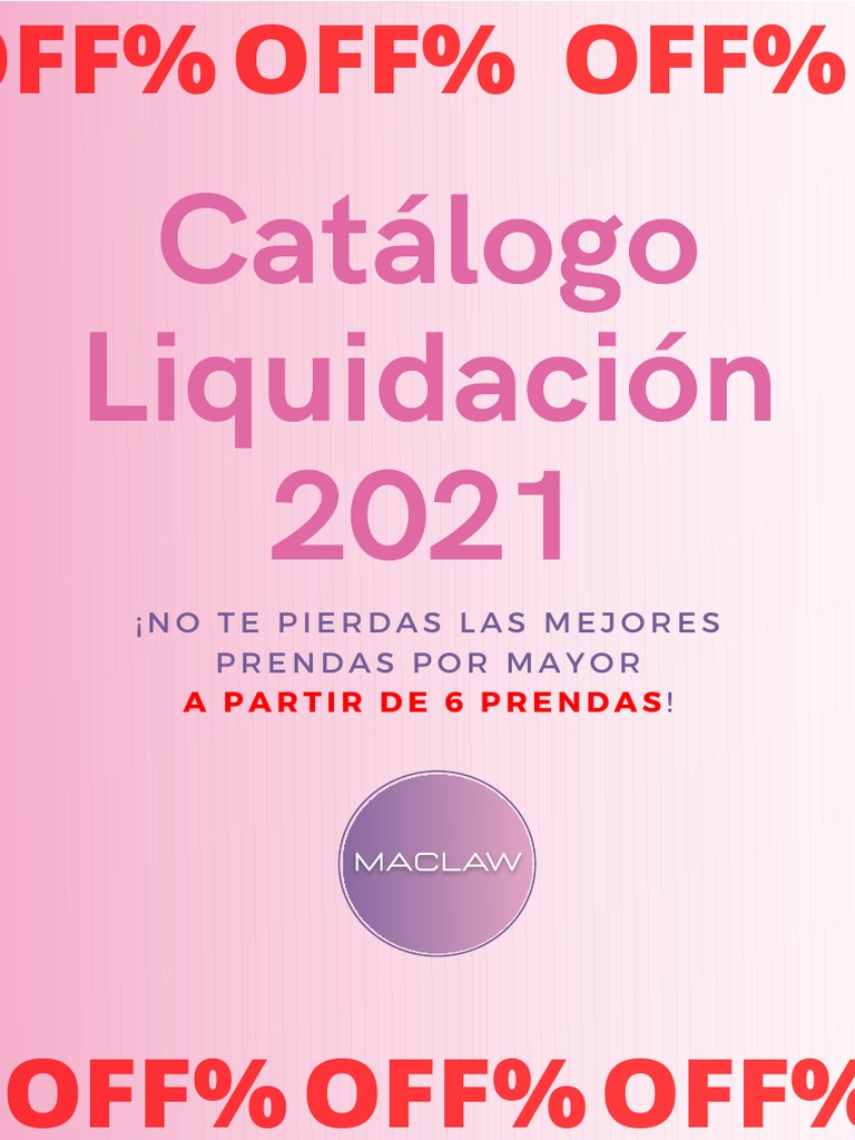 Catalogo Liquidación Maclaw 2021 | Politics (General)