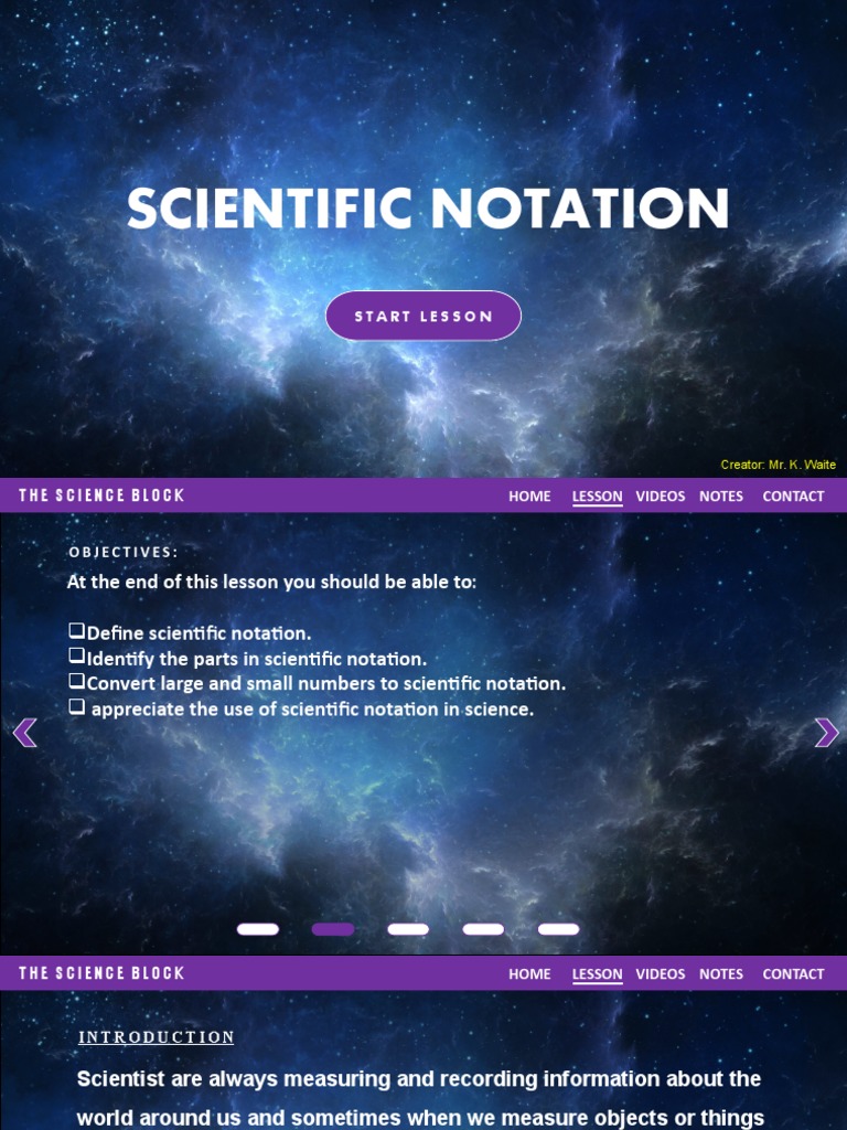 Understanding Scientific Notation in Grade 9 | PDF | Lexicology | Notation