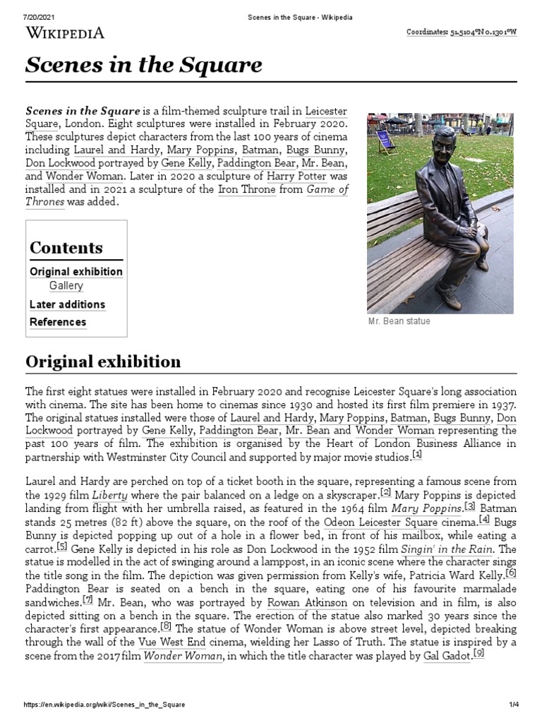 Scenes in The Square - Wikipedia | PDF | Art