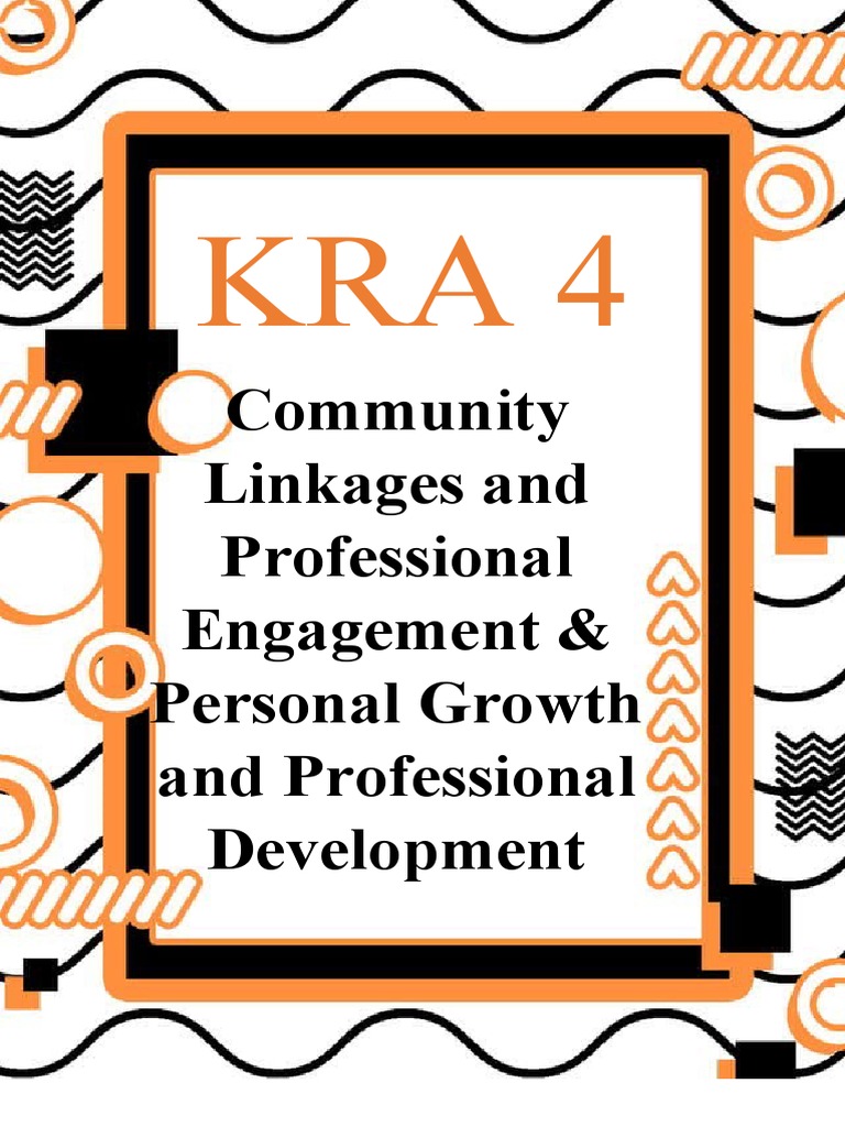 Community Linkages and Professional Engagement & Personal Growth and ...
