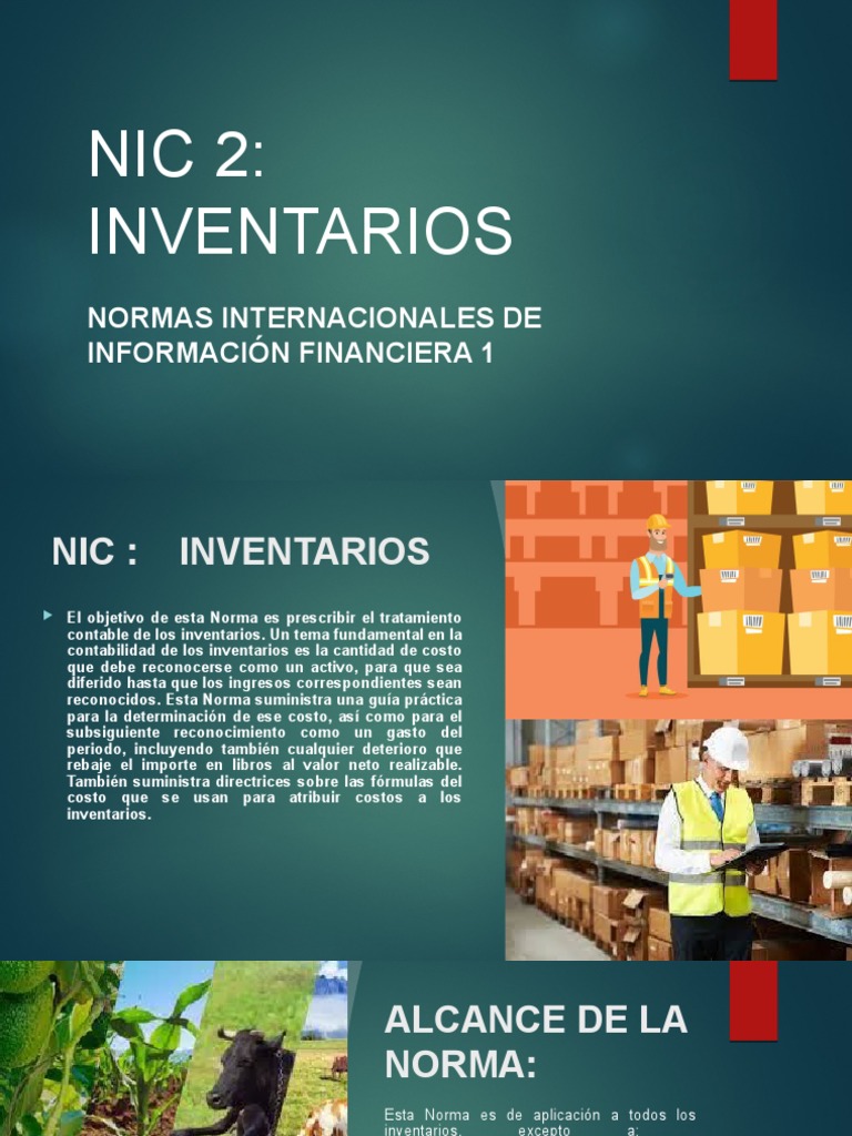 Guía sobre la NIC 2: Inventarios | PDF | Costo | Contabilidad