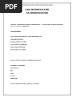 CIS-Client Information Sheet - TEMPLATE | PDF | Banks | Affidavit