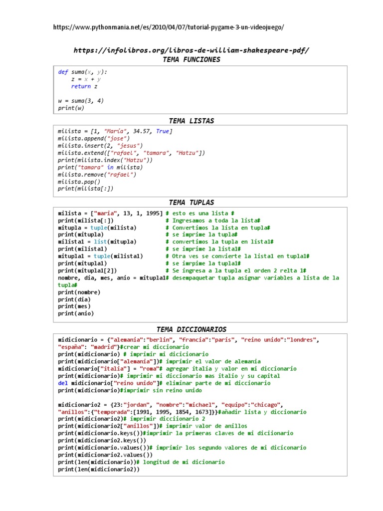 Python Avanzado Pdf Python Lenguaje De Programación Programación Orientada A Objetos