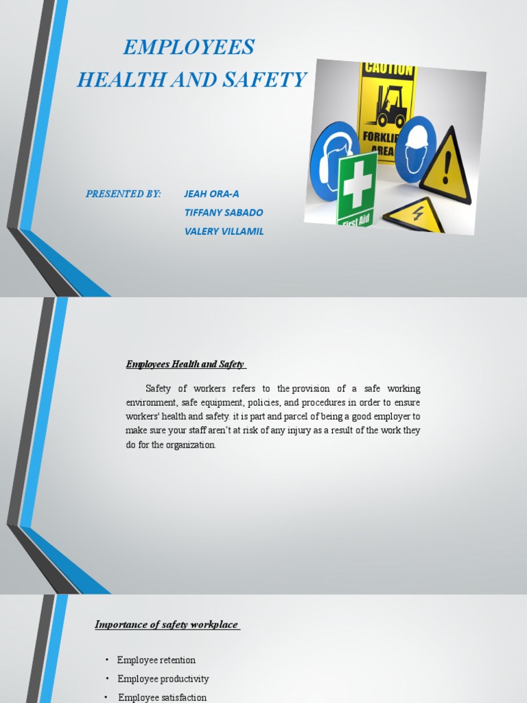 Employees Health and Safety | PDF | Emergency | Occupational Safety And ...