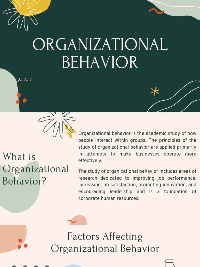 OB organizational behavior essentials/TITLE | PDF | Leadership | Behavior