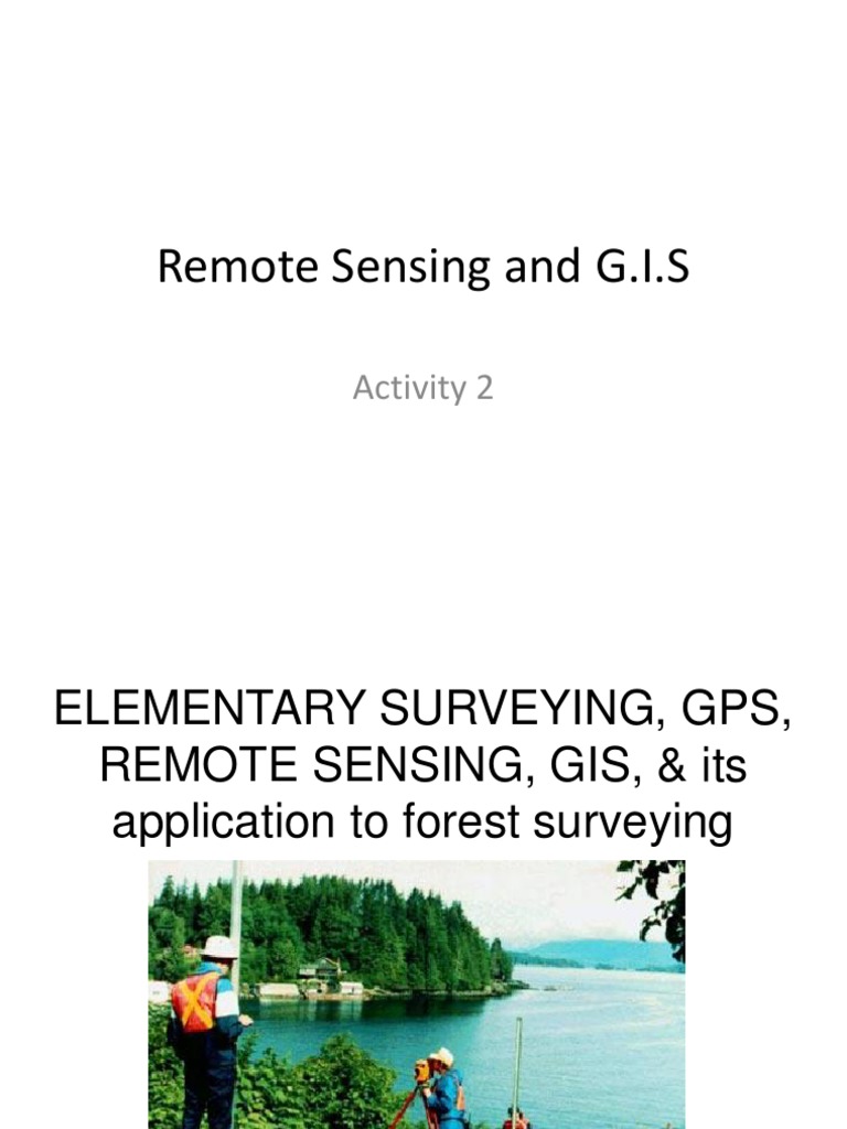 02.remote Sensing and GIS - Activity 2 | PDF | Geographic Information ...