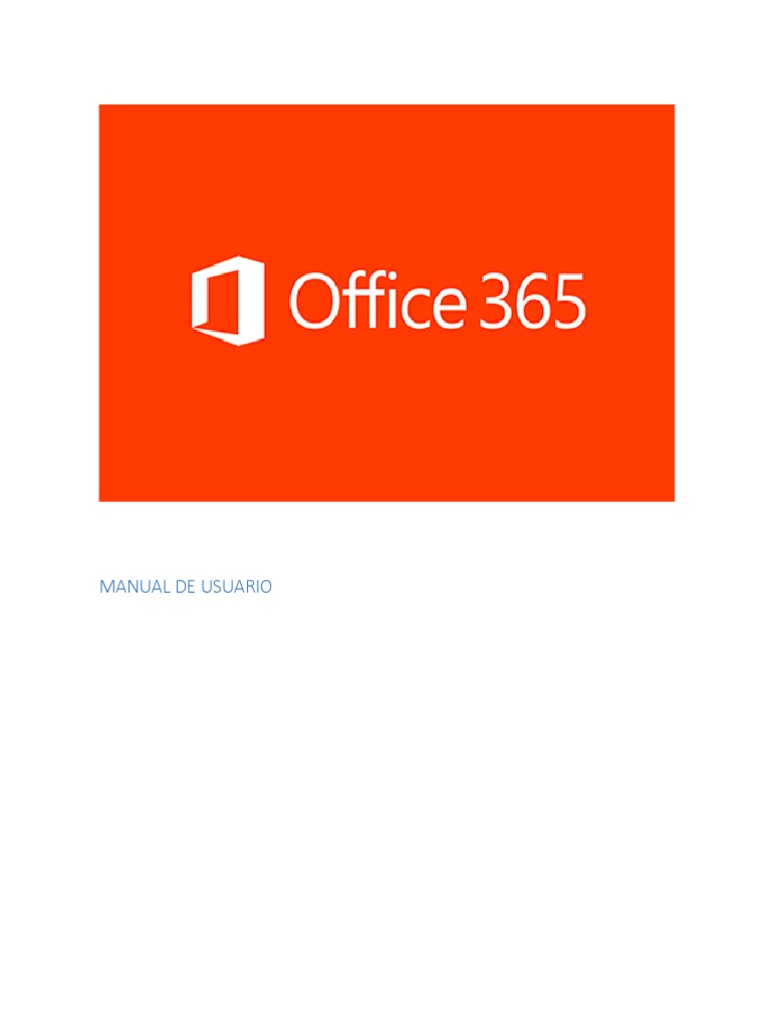 Manual Office 365 | PDF | Tableta | Android (sistema operativo)