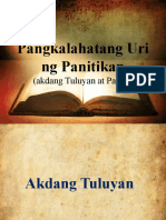 14 Na Halimbawa NG Tuluyan o Prosa | PDF