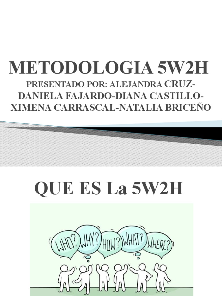Metodologia 5W2H | PDF