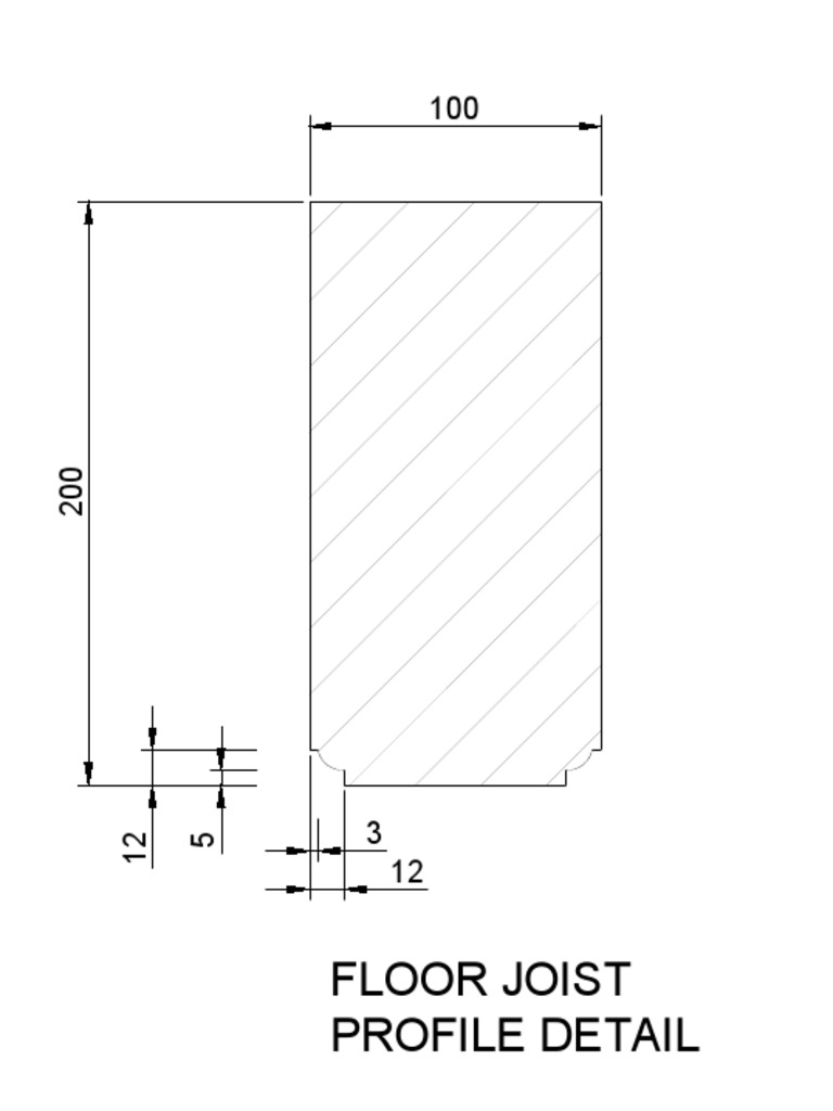 Timber Joist Profile Detail | PDF