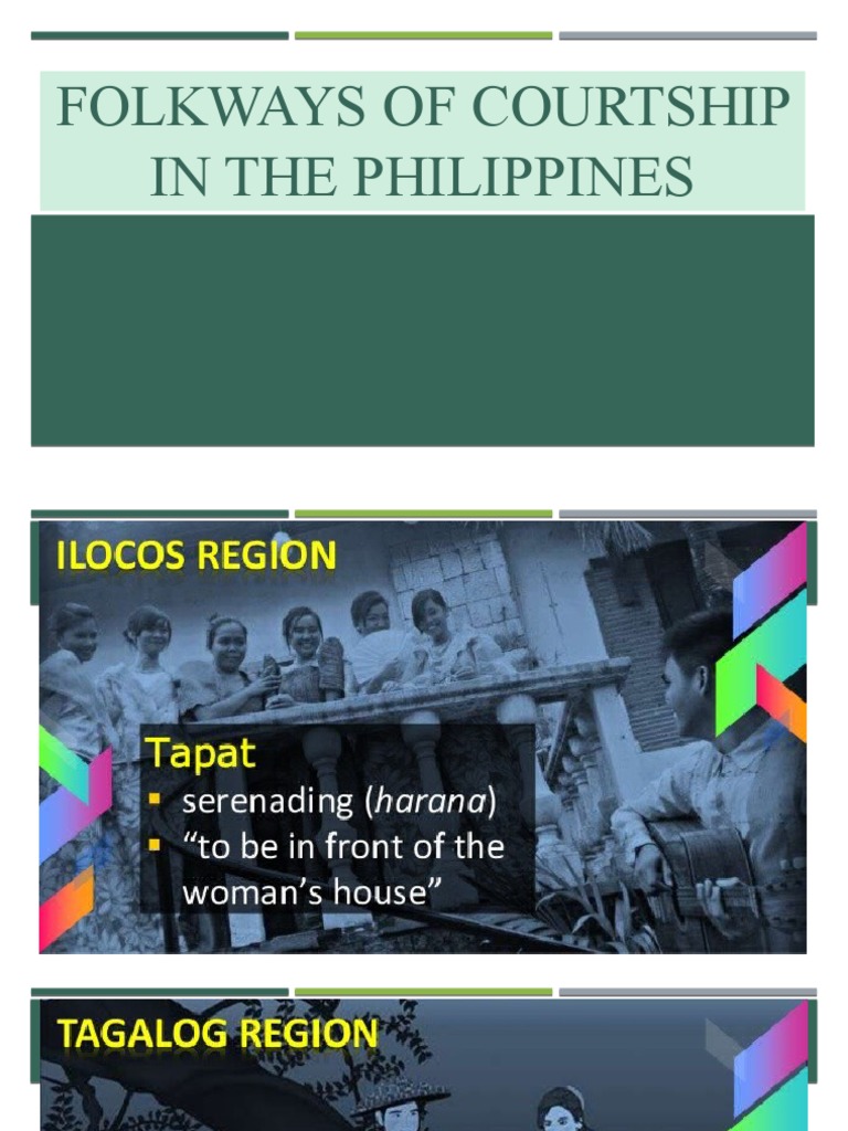 Folkways of Courtship in The Philippines | PDF