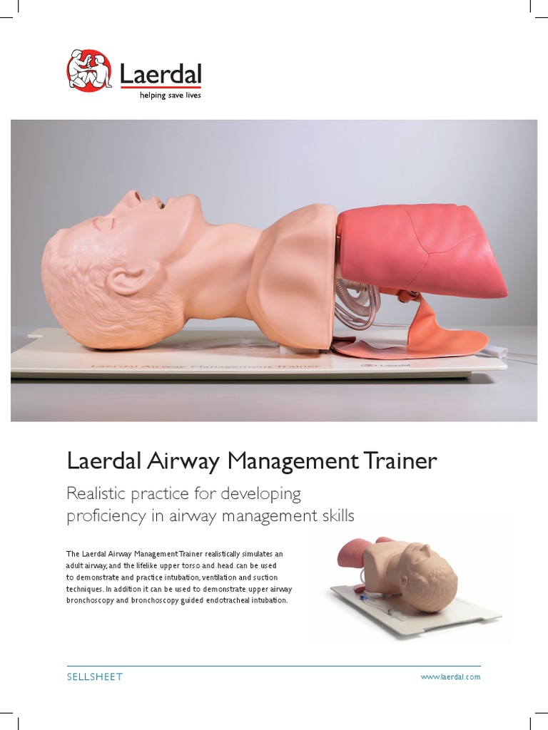 Laerdal Airway Management Trainer Realistic Practice For Developing