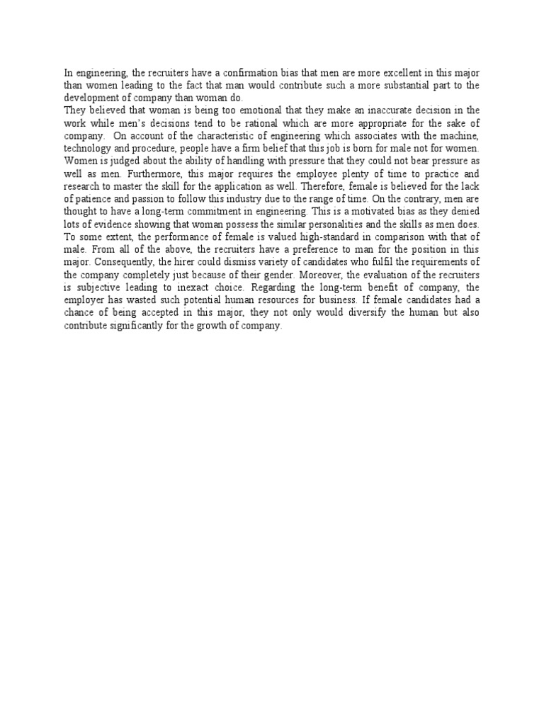 Assignment - C1L2 - Confirmation Bias | PDF | Career & Growth | Business