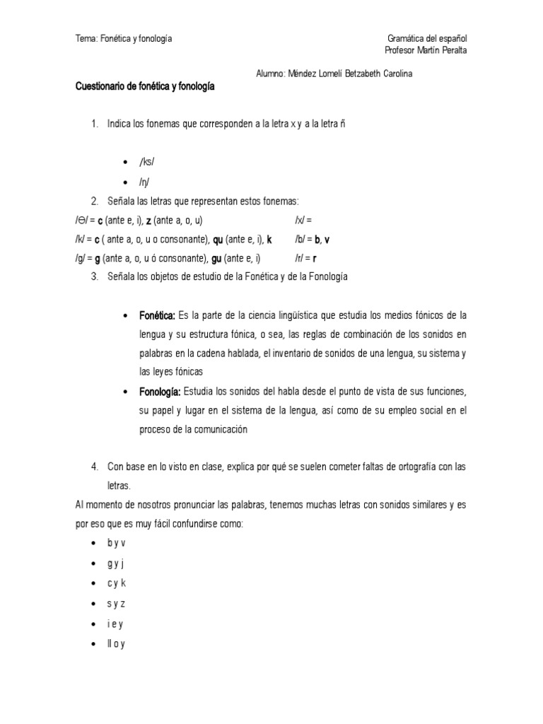 Fonética y Fonología en Español | PDF | Fonología | Fonética