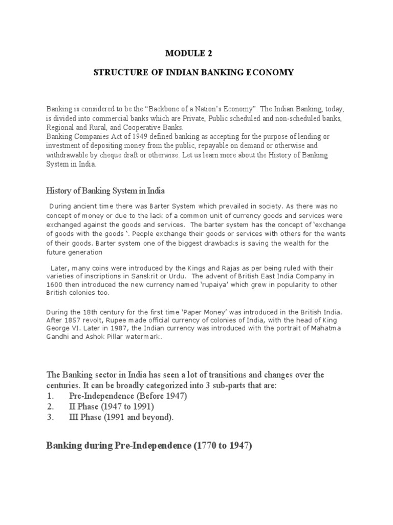 Banking and Microfinance | PDF | Reserve Bank Of India | Repurchase ...