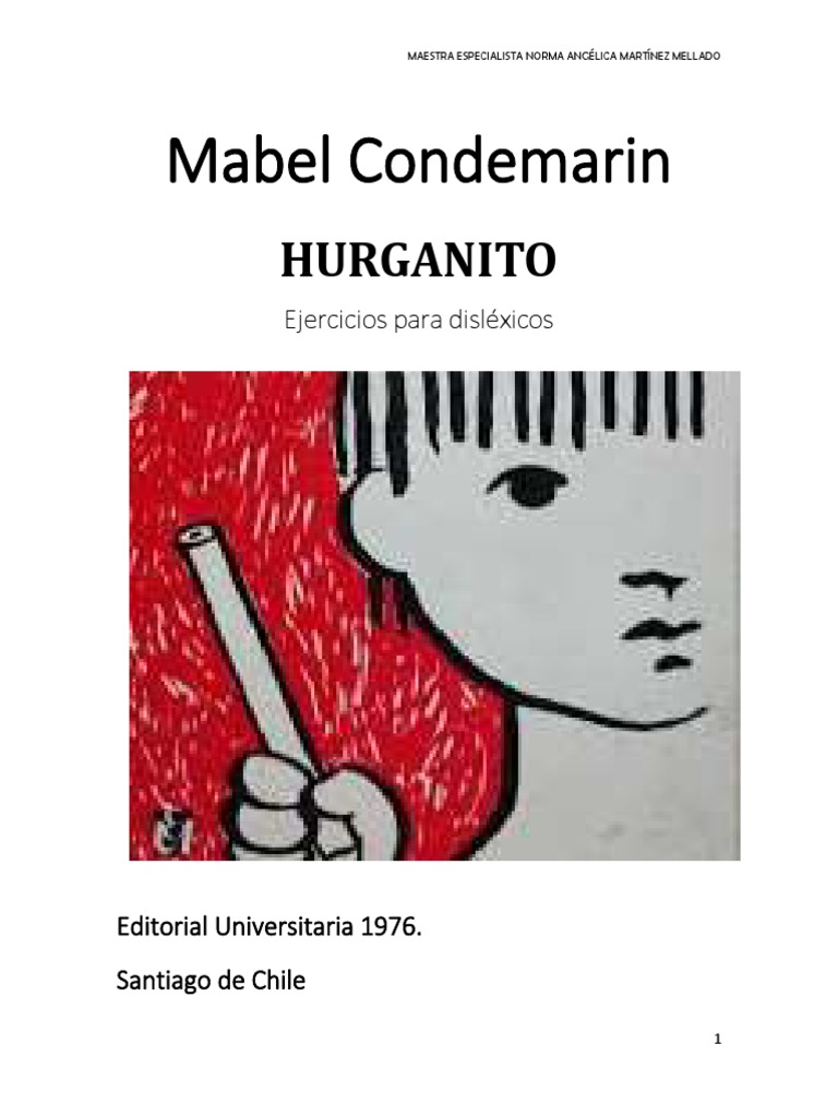 Hurganito Primera Parte | PDF | Dislexia | Fonética