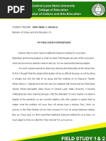 Field Study 1 Portfolio University of So | PDF | Teachers | Classroom