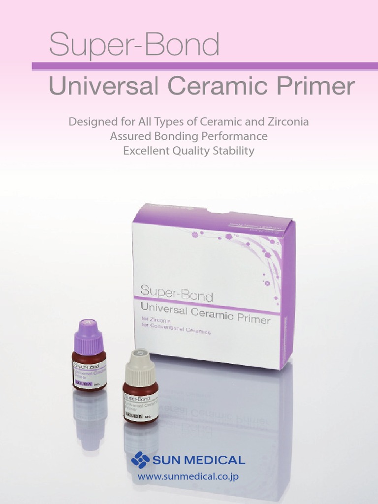 Super-Bond Universal Ceramic Primer 2 | PDF | Industrial Processes ...