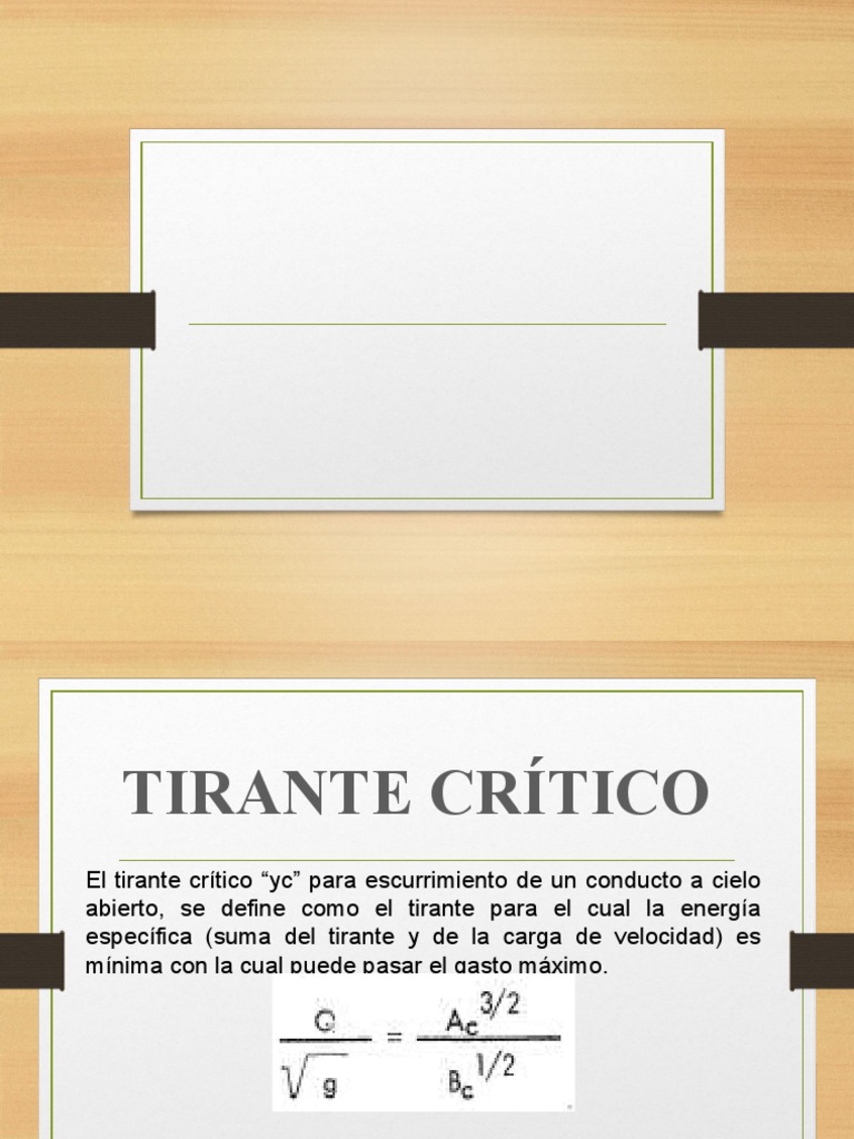 Tirante Critico | PDF | Análisis numérico | Ecuaciones