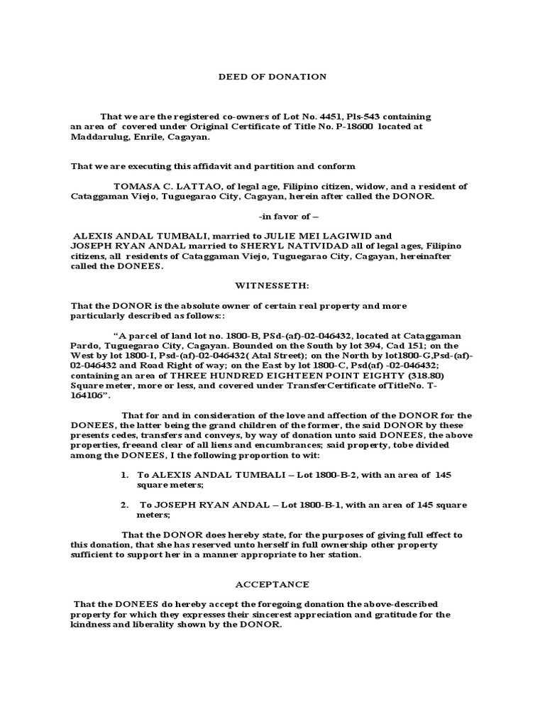Conformity of Subdivision | PDF | Civil Law (Common Law) | Property Law