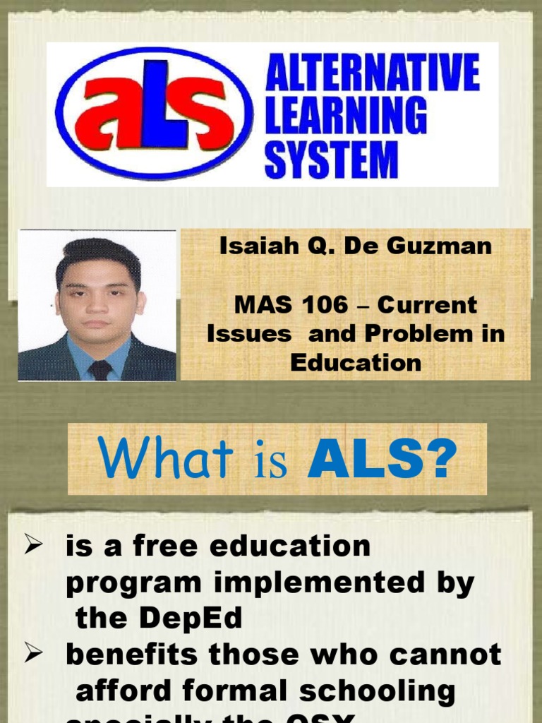 3.4.2 ALS, Open High Schools, Open University | PDF | Literacy | Schools