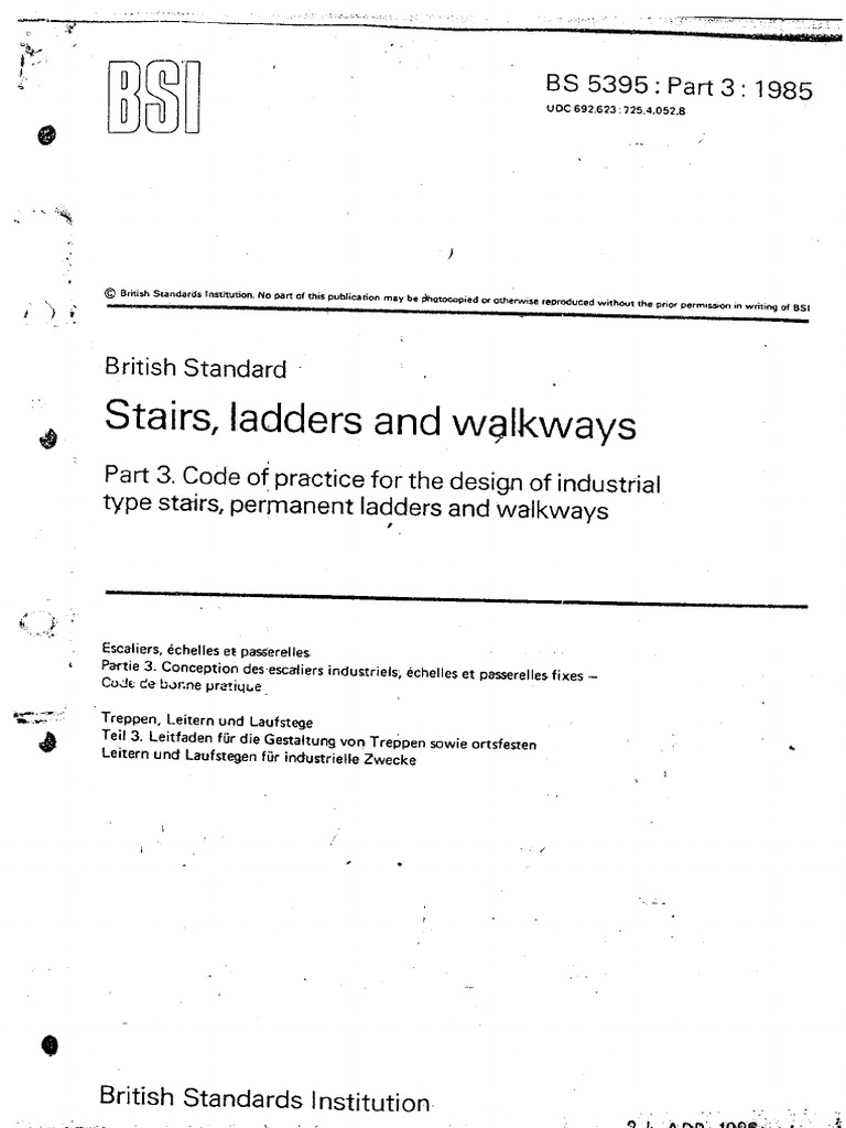 British Standard Cat Ladder | PDF