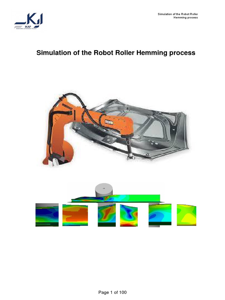 Simulation of Robort Roller Hemming Process | PDF | Finite Element ...