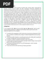 Project Proposal - Clean-Up Drive | PDF | Flood | Sustainability