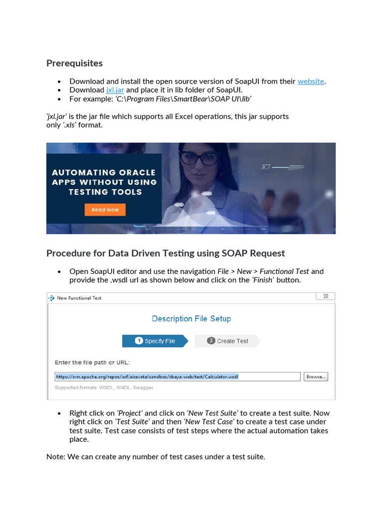 How To Do Data Driven Testing In Soapui With Groovy Pdf Microsoft Excel Computer File