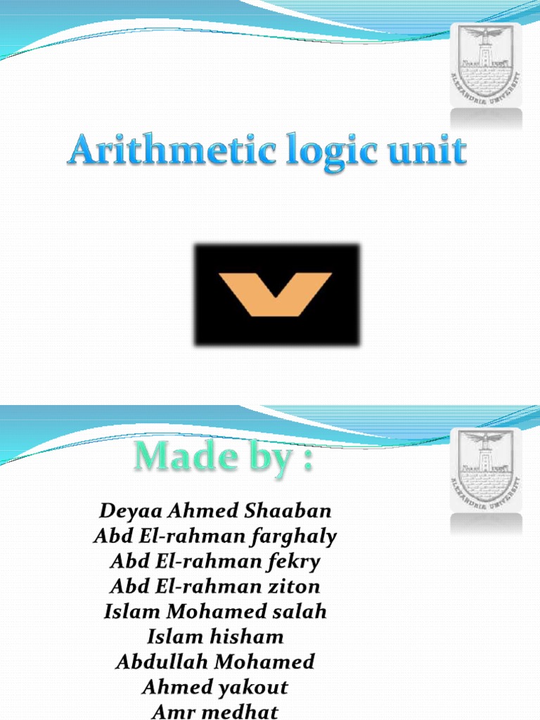 Presentation1 150625133139 Lva1 App6892 | PDF | Central Processing Unit | Logic Gate