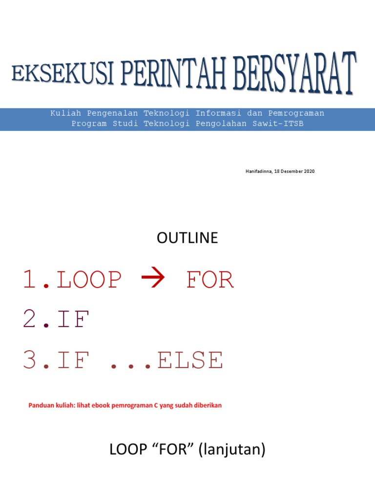 10-Conditional Command Execution-Update-18 Des 2020 | PDF