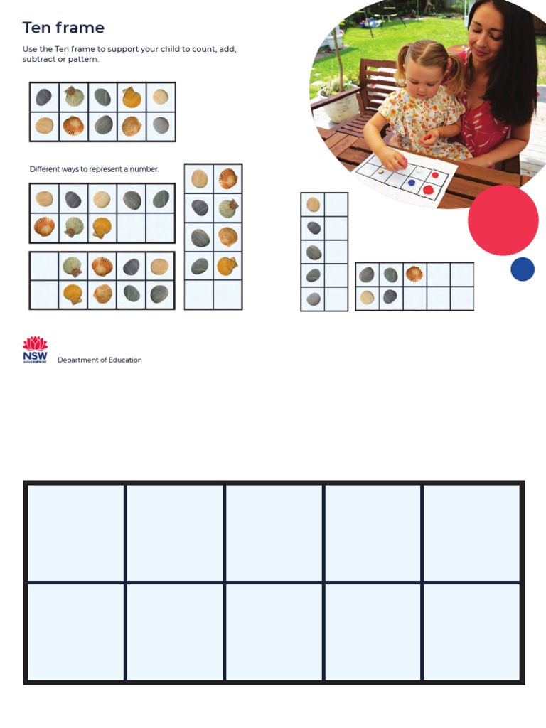 Ten Frame: Use The Ten Frame To Support Your Child To Count, Add ...